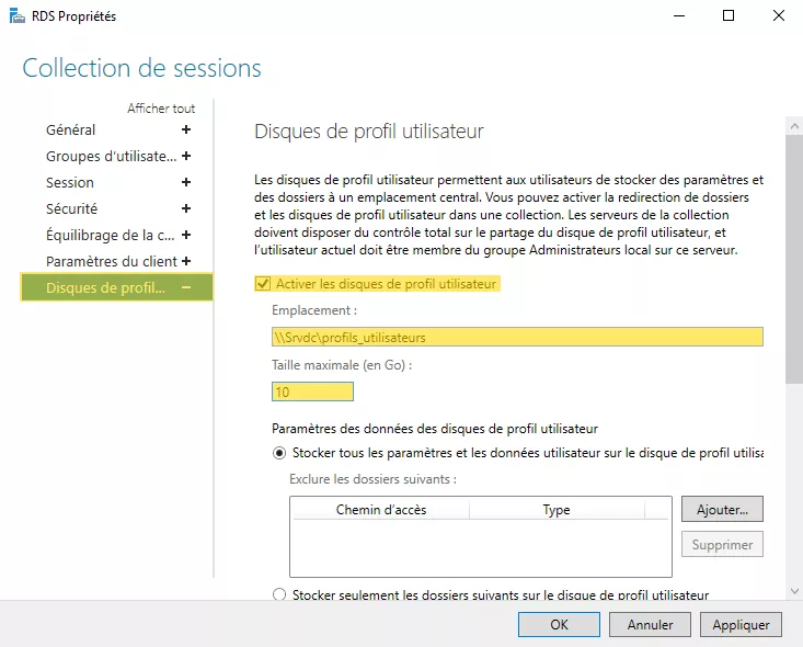 Mise en place de disques de profil utilisateur VHDX - Alex BACHER